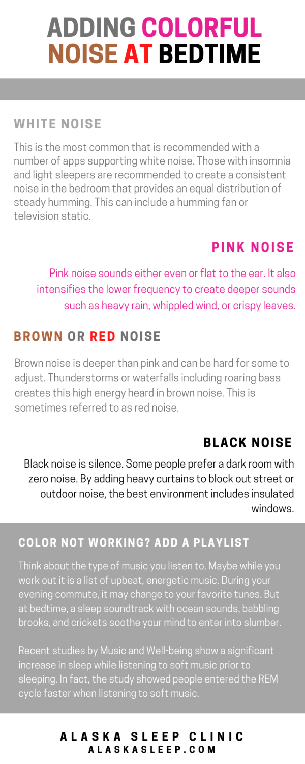 Add Colorful Noise at Bedtime - Alaska Sleep Clinic